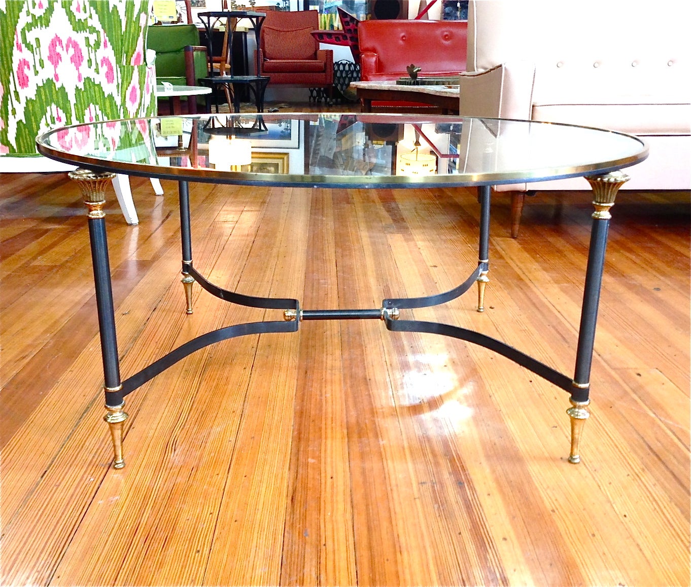Round LaBarge Style Coffee Table at 1stDibs | labarge table, labarge ...