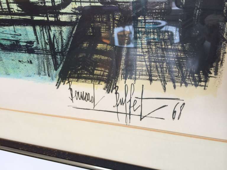1968 Bernard Buffet Lithograph at 1stDibs