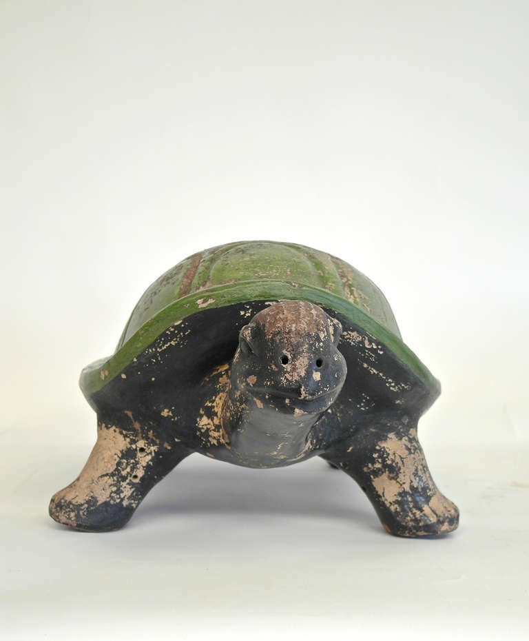 Lifesized Ceramic Garden Turtles at 1stDibs