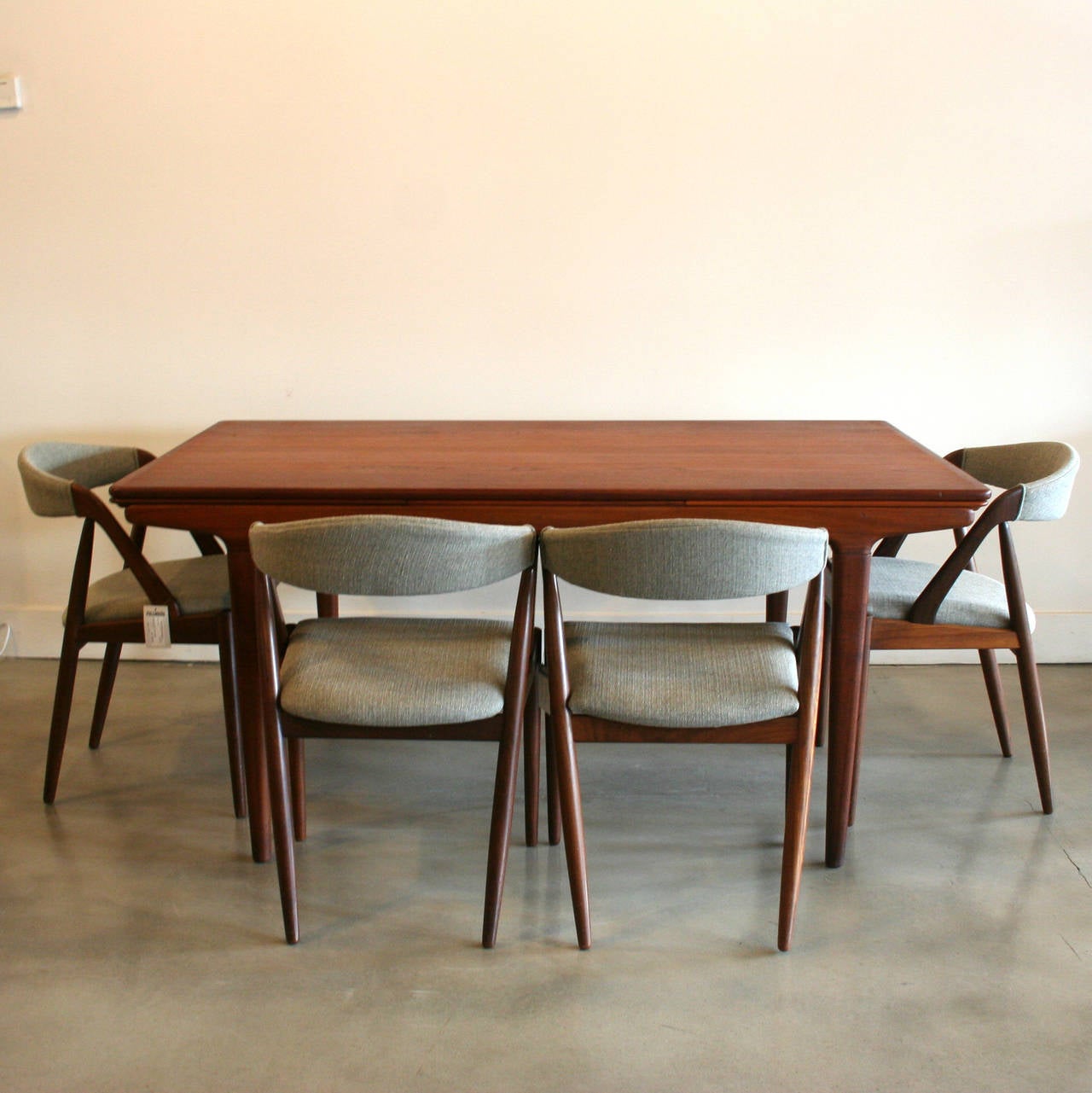 Vintage Danish Teak Dining Table at 1stDibs