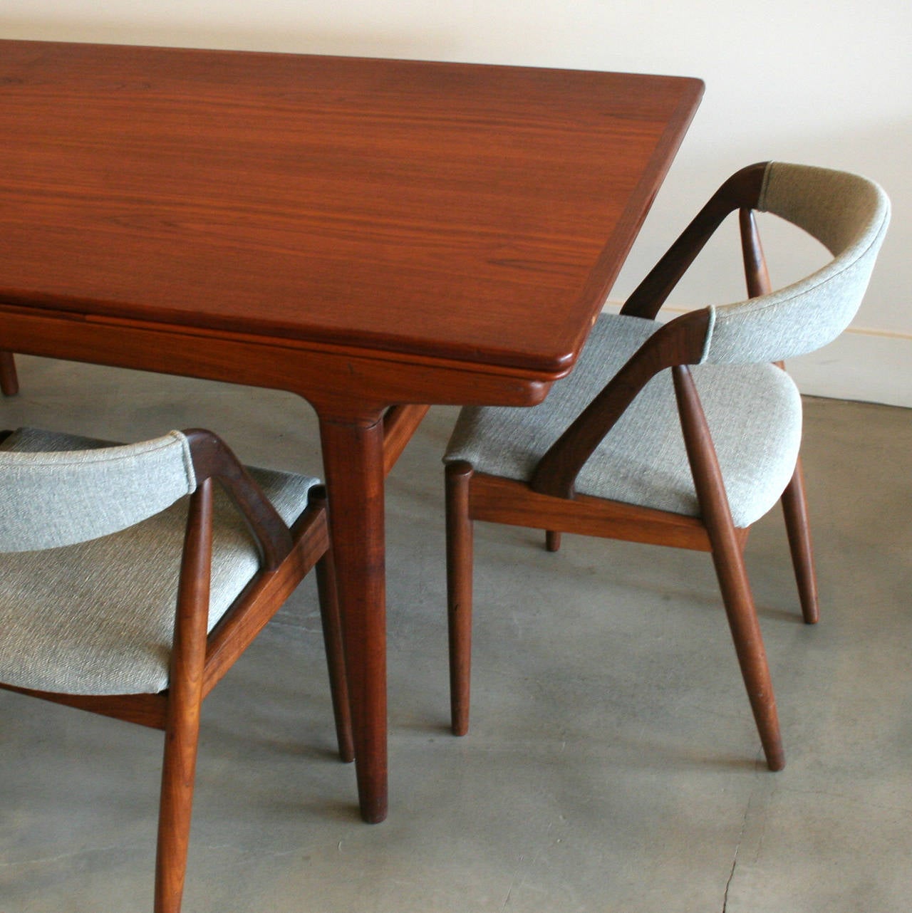 Vintage Danish Teak Dining Table at 1stDibs