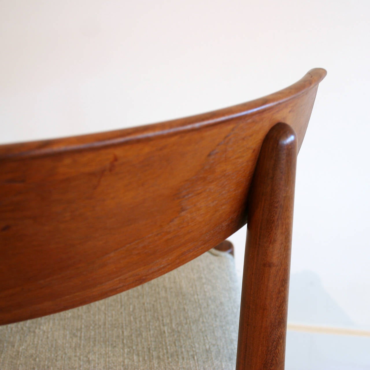 Vintage Danish Teak Dining Chairs, Set of Six at 1stDibs