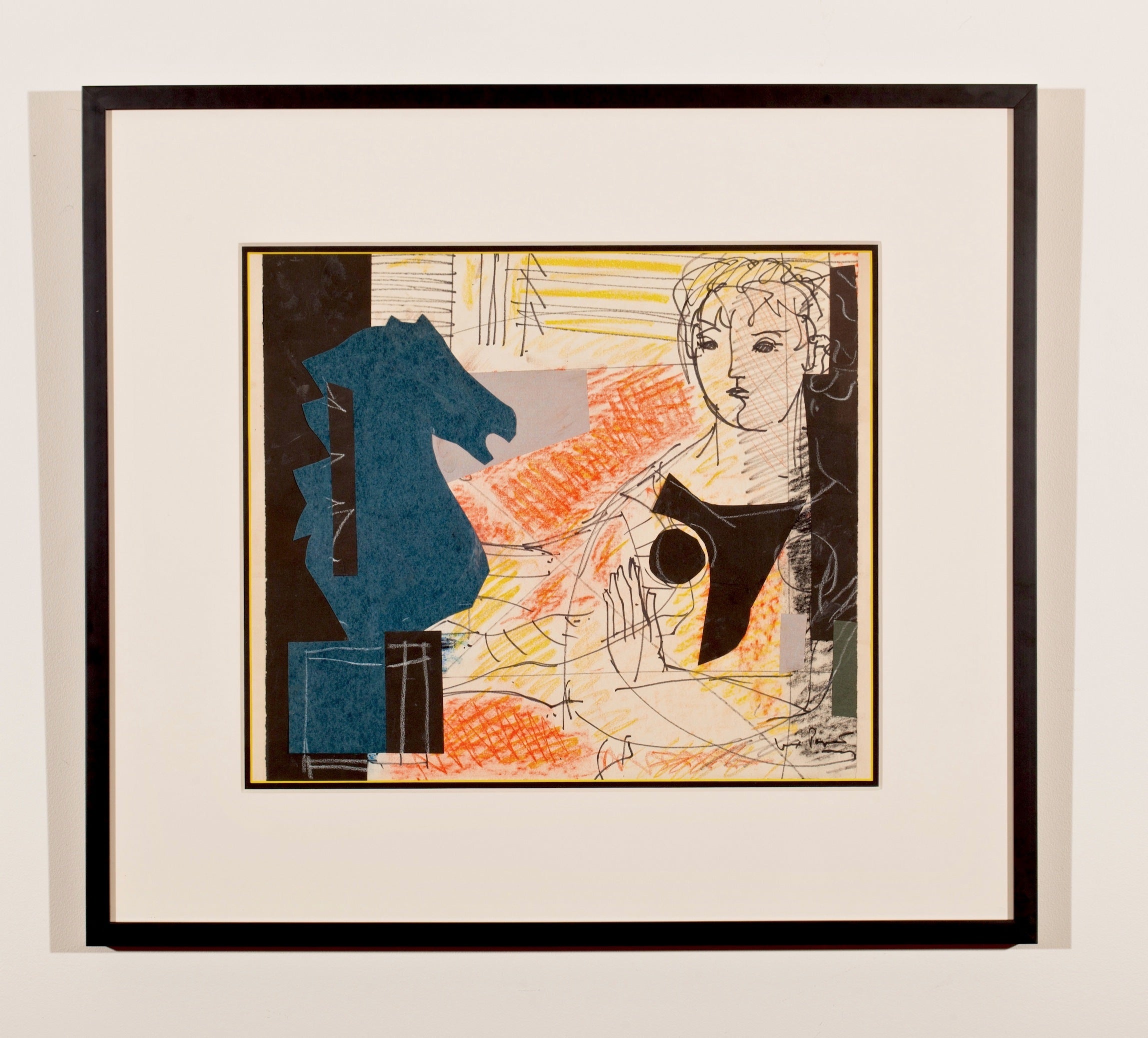 Max Papart Original Mixed Media and Ink Collage at 1stDibs