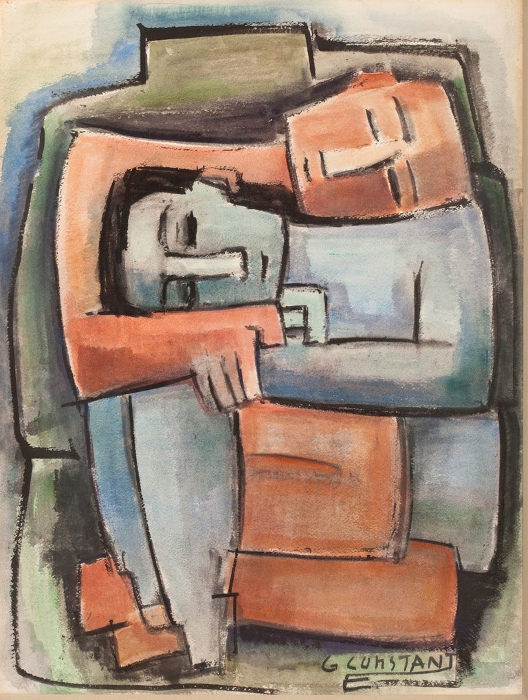 Intertwined Figures by George Constant at 1stDibs | george constant artist