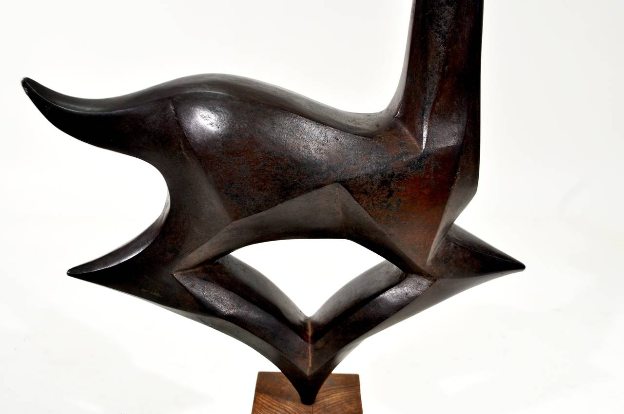 Superb Biomorphic Bronze Sculpture by Brazilian Artist Irene Hamar at ...