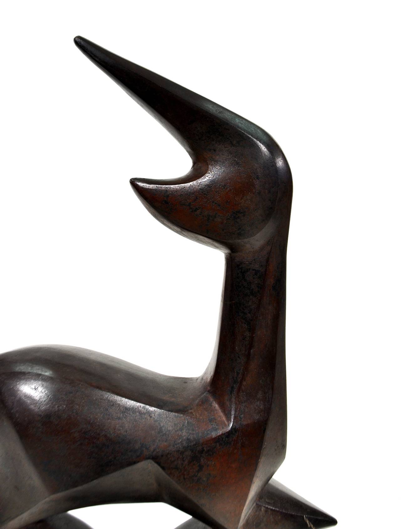 Superb Biomorphic Bronze Sculpture by Brazilian Artist Irene Hamar at ...