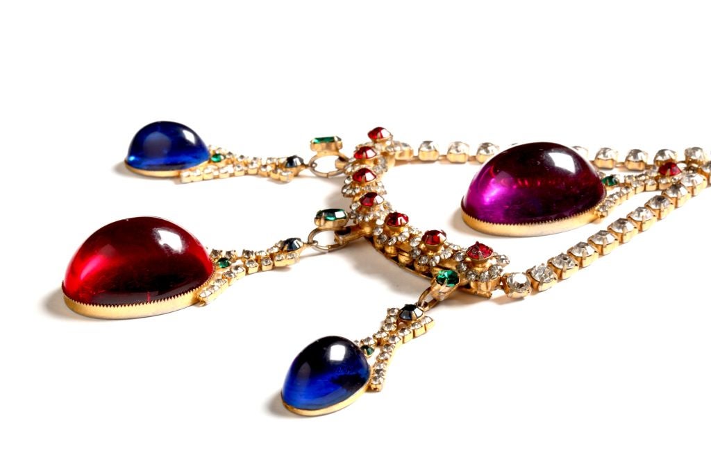 Rare Hattie Carnegie Necklace and Pendant at 1stDibs