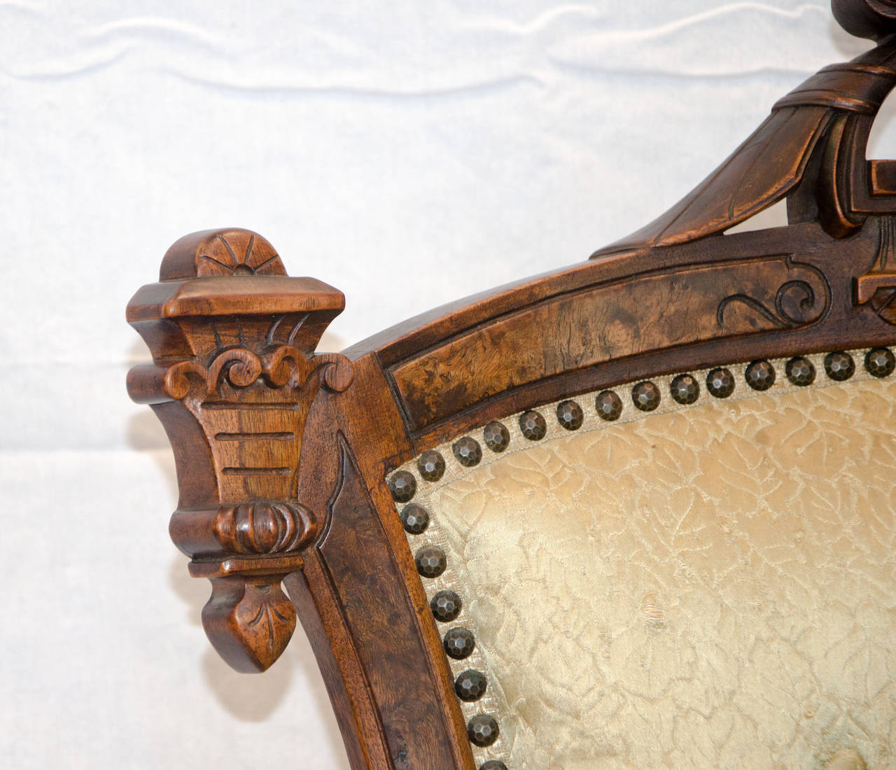 American Walnut Victorian Parlor Chair at 1stDibs | victorian parlor ...