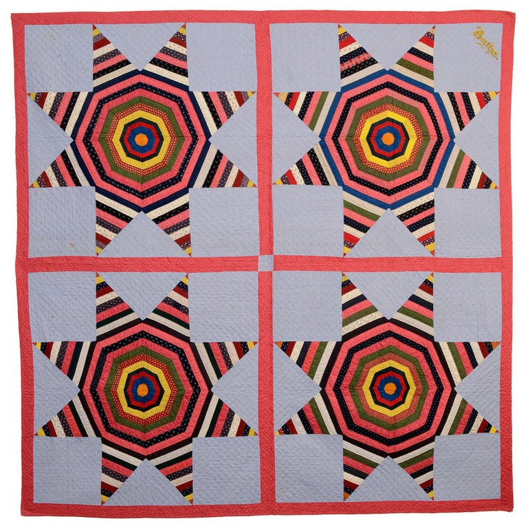 String Stars Quilt For Sale at 1stDibs