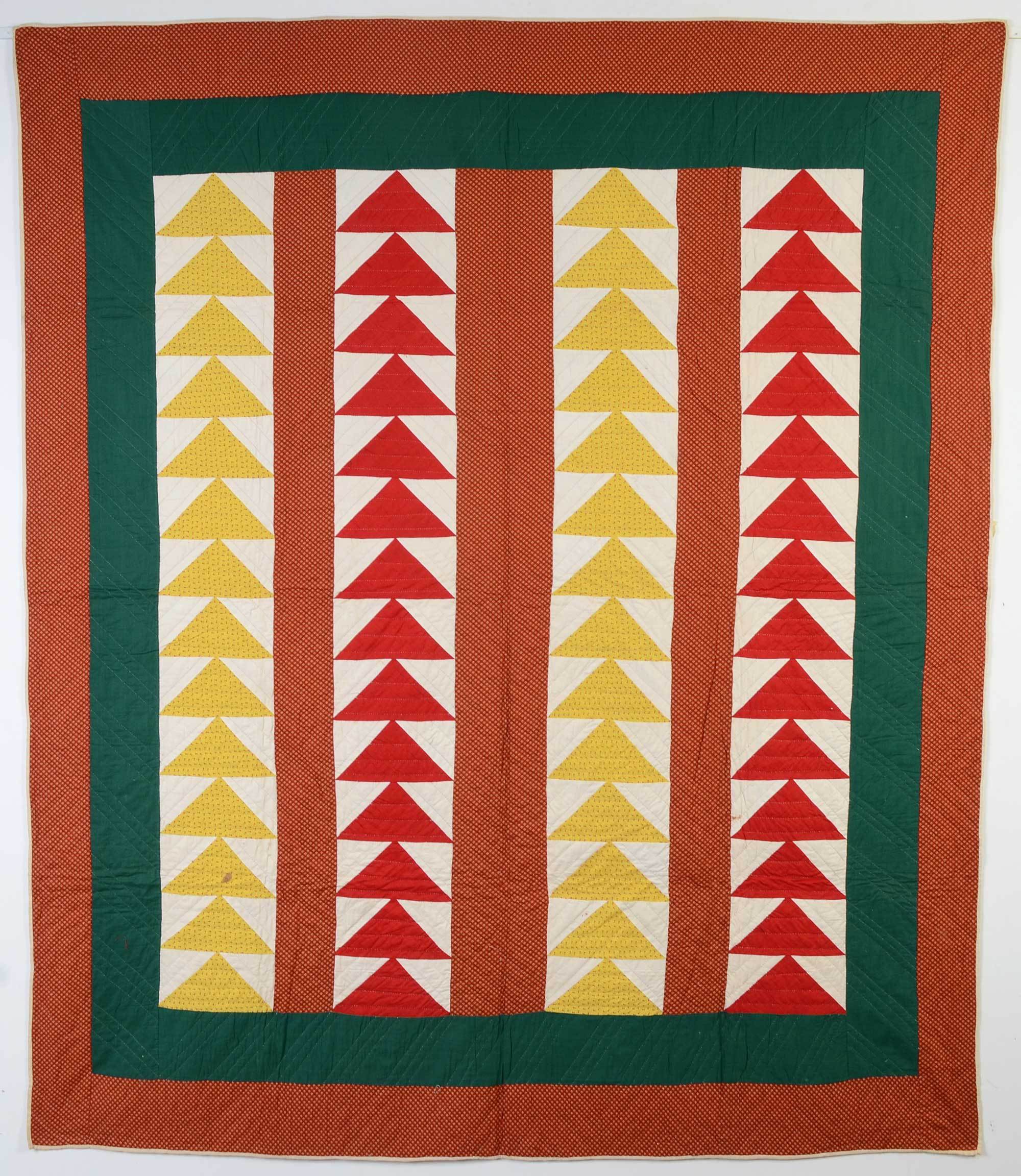 Wild Goose Chase Quilt For Sale at 1stDibs