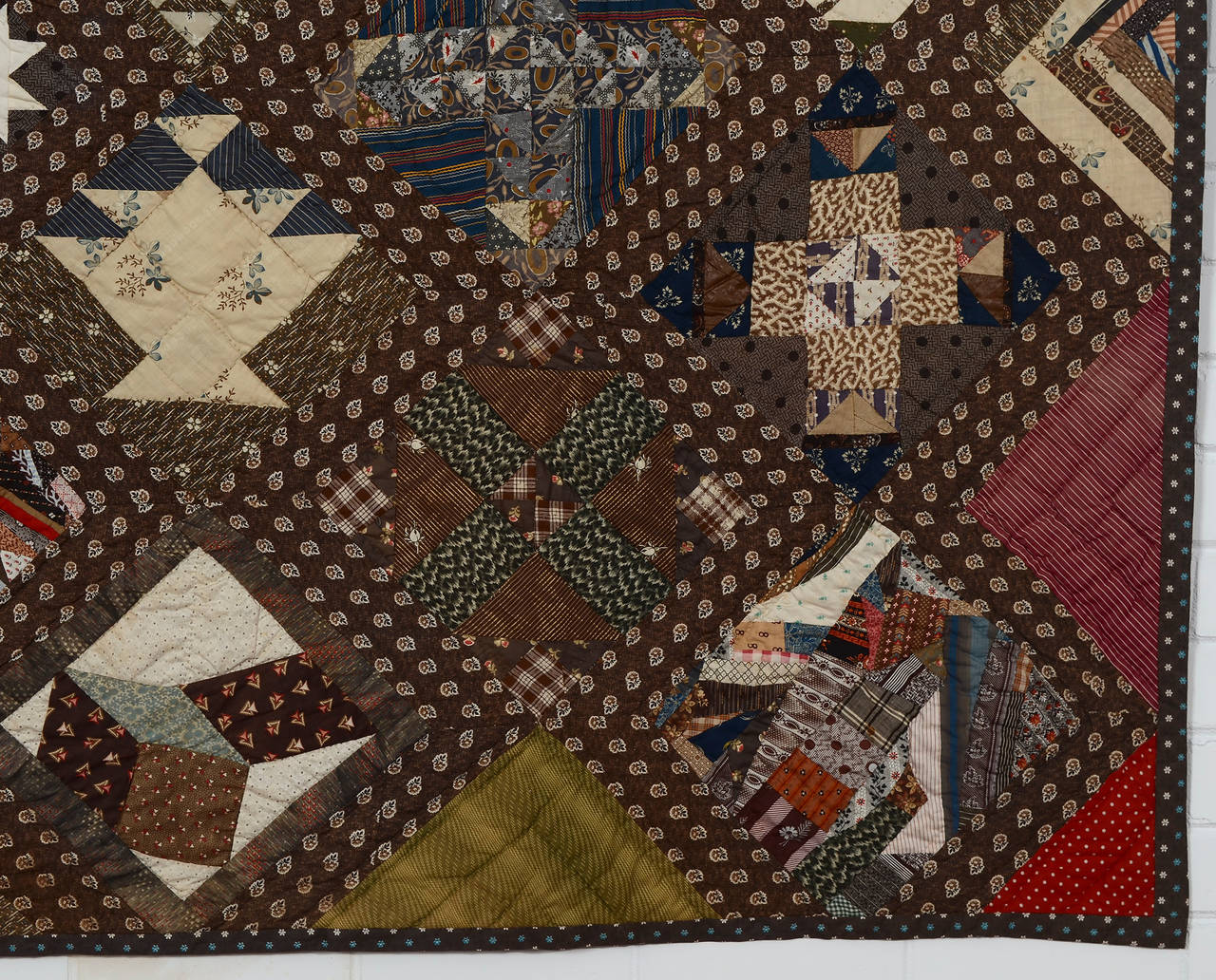 New England Sampler Quilt Dated 1891 at 1stDibs | new england quilts ...