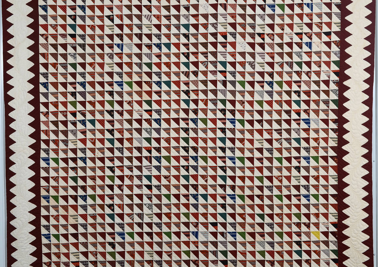 Thousand Pyramids Quilt at 1stDibs