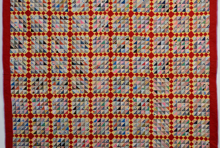 Thousand Pyramids Quilt at 1stDibs