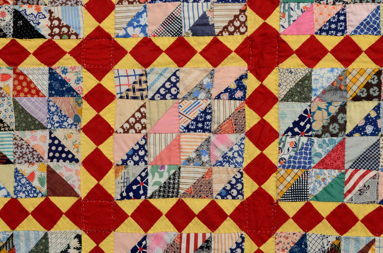 Thousand Pyramids Quilt at 1stDibs