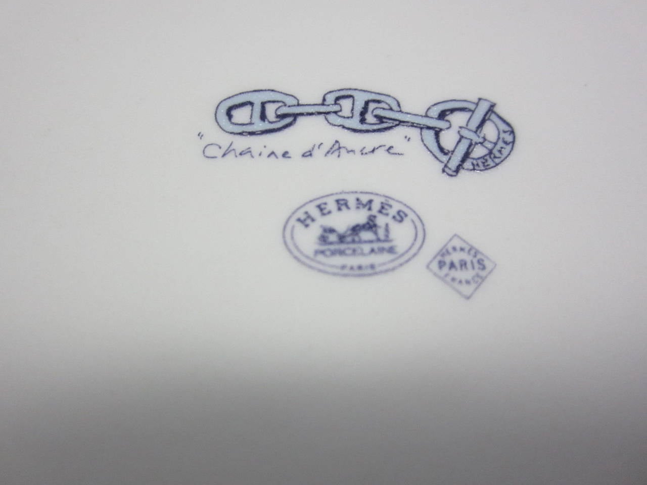 Hermes Porcelain Ceramic Trinket and Ring Dish at 1stDibs
