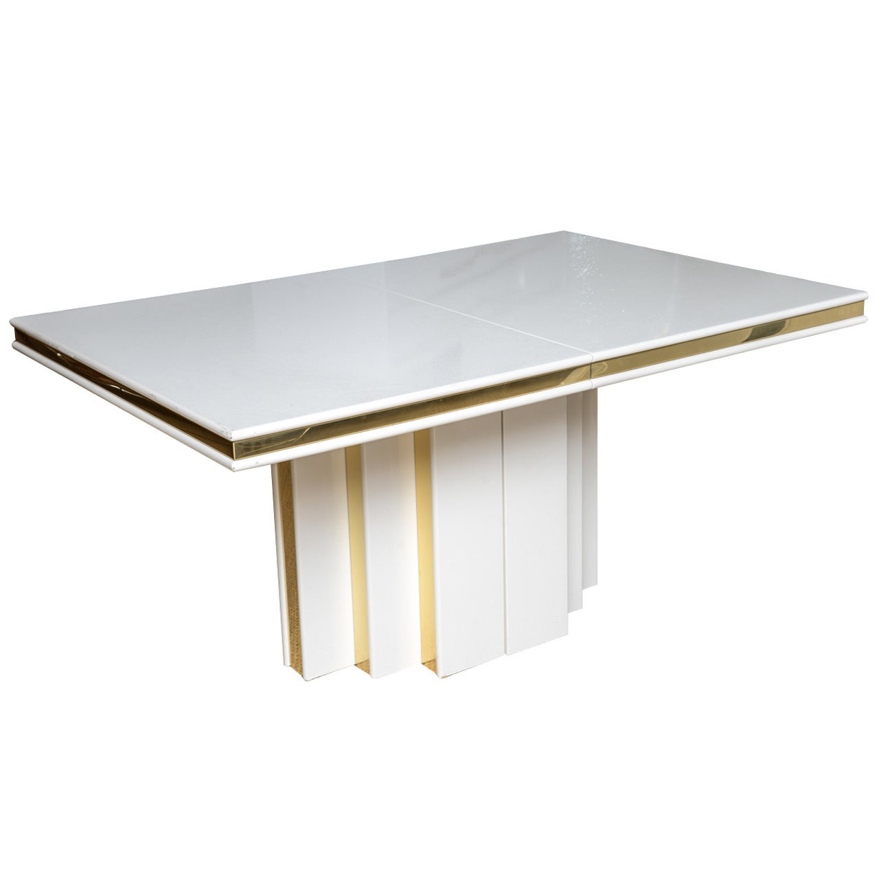 Roger Rougier Sculptural Expandable Dining Table at 1stDibs