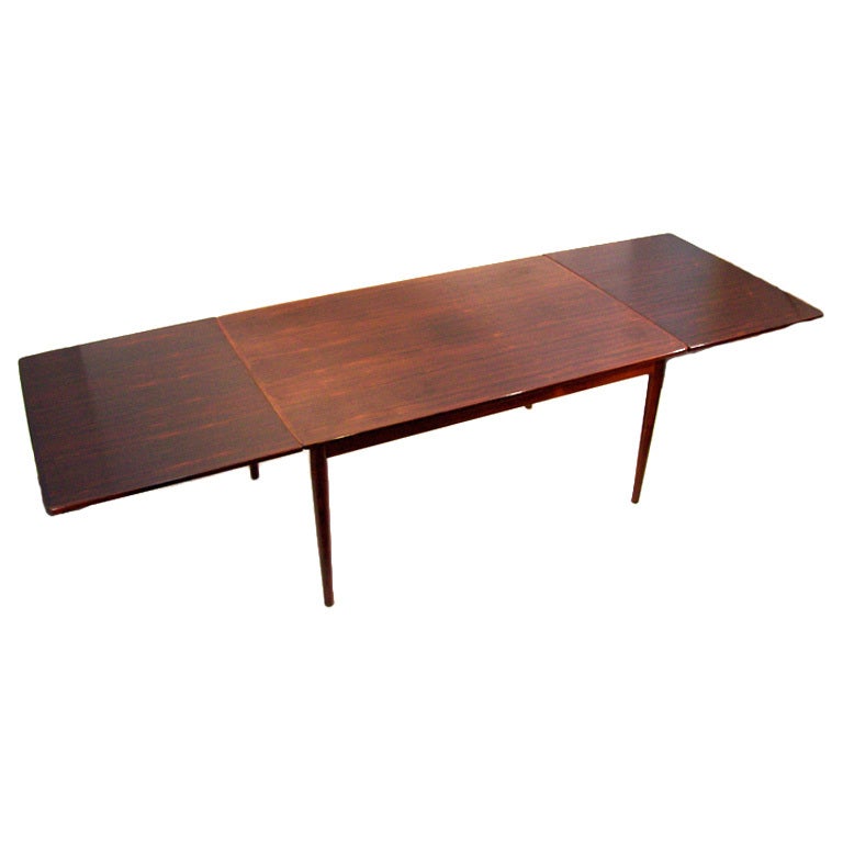 Arne Vodder Rosewood Dining Table For Sale at 1stDibs