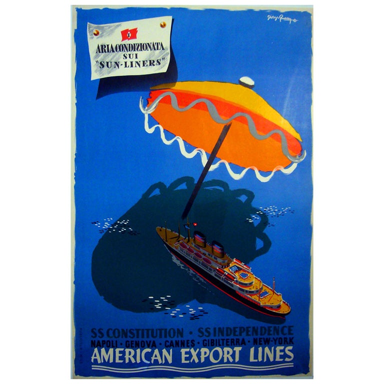 1950s American Poster - 31 For Sale on 1stDibs