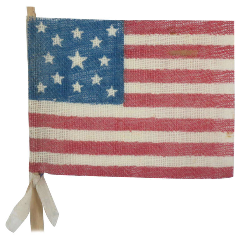 Small Graphic Centennial Parade Flag at 1stDibs
