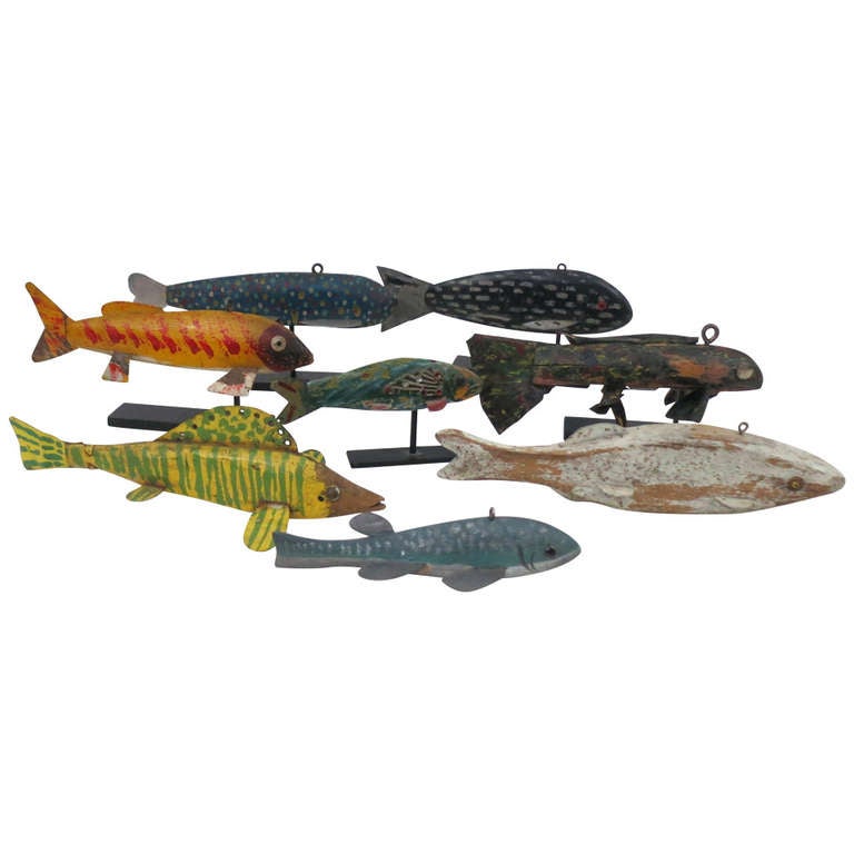 Authentic Fish Decoys at 1stDibs