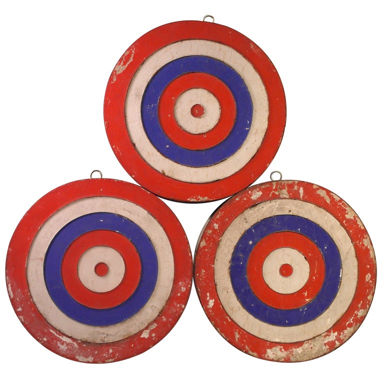Red, White and Blue Targets at 1stDibs