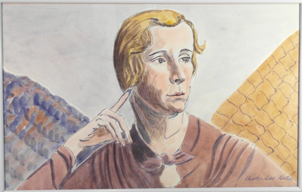 Charles Downing Lay Watercolor For Sale at 1stDibs