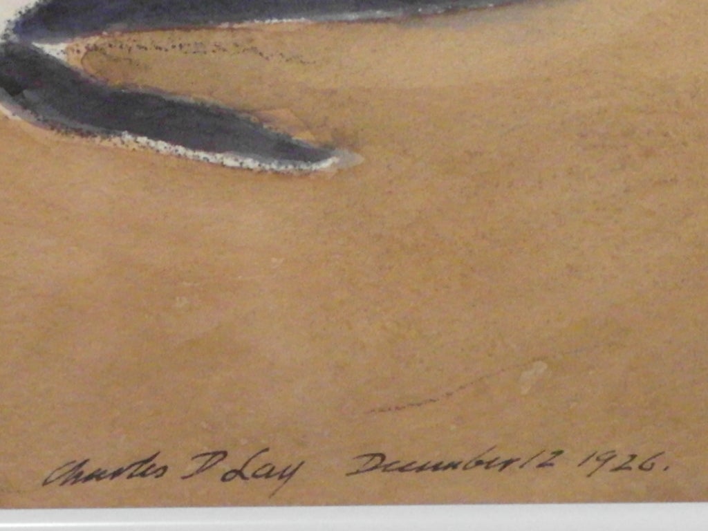Charles Downing Lay Watercolor For Sale at 1stDibs