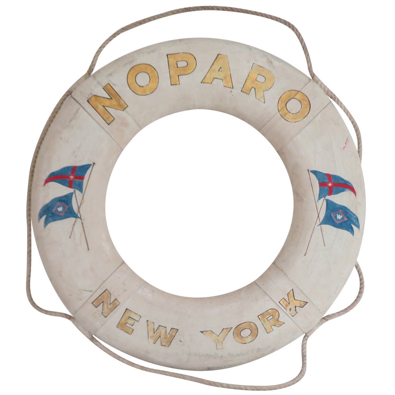 1930s Yacht Life Preserver For Sale at 1stDibs
