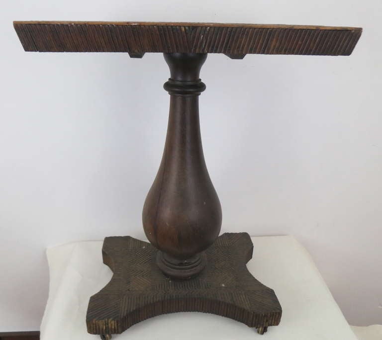 Adirondack Twig Mosaic Side Table at 1stDibs