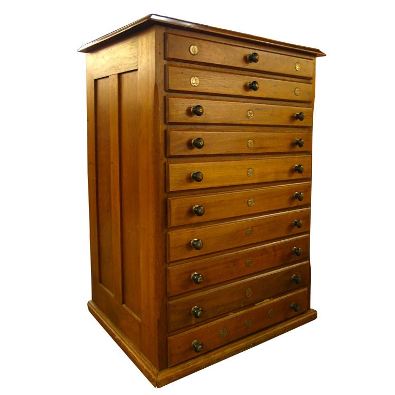 Specimen or collector's cabinet at 1stDibs