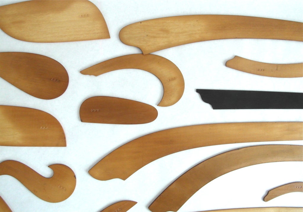 Architect's Drawing Curves at 1stDibs