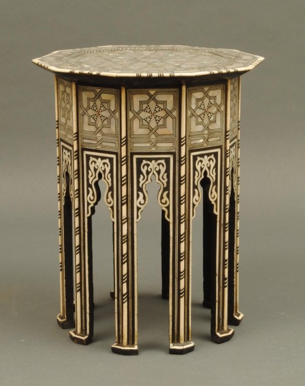 Two Superb Inlaid Tables at 1stDibs