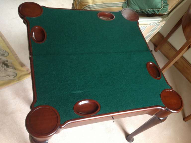 Triple Top Card Table at 1stDibs