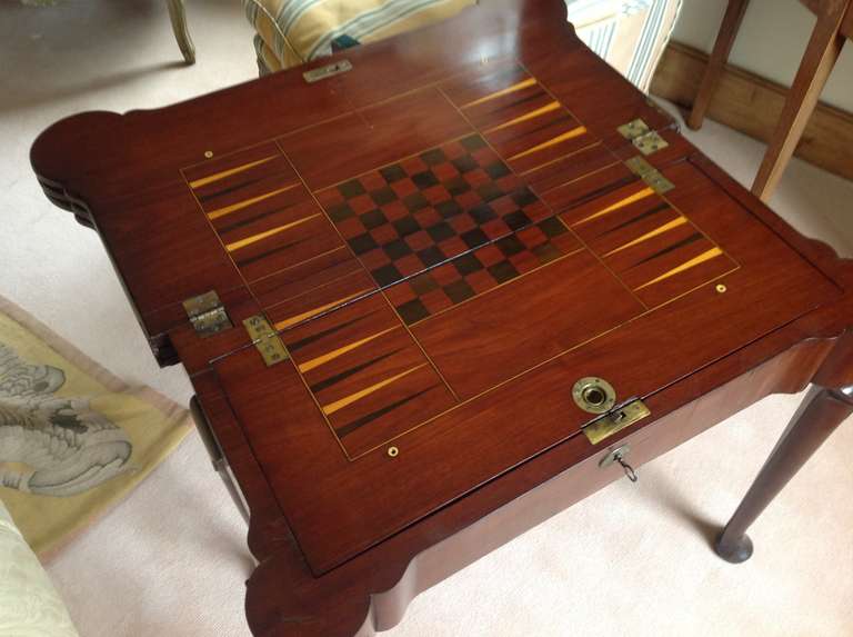 Triple Top Card Table at 1stDibs
