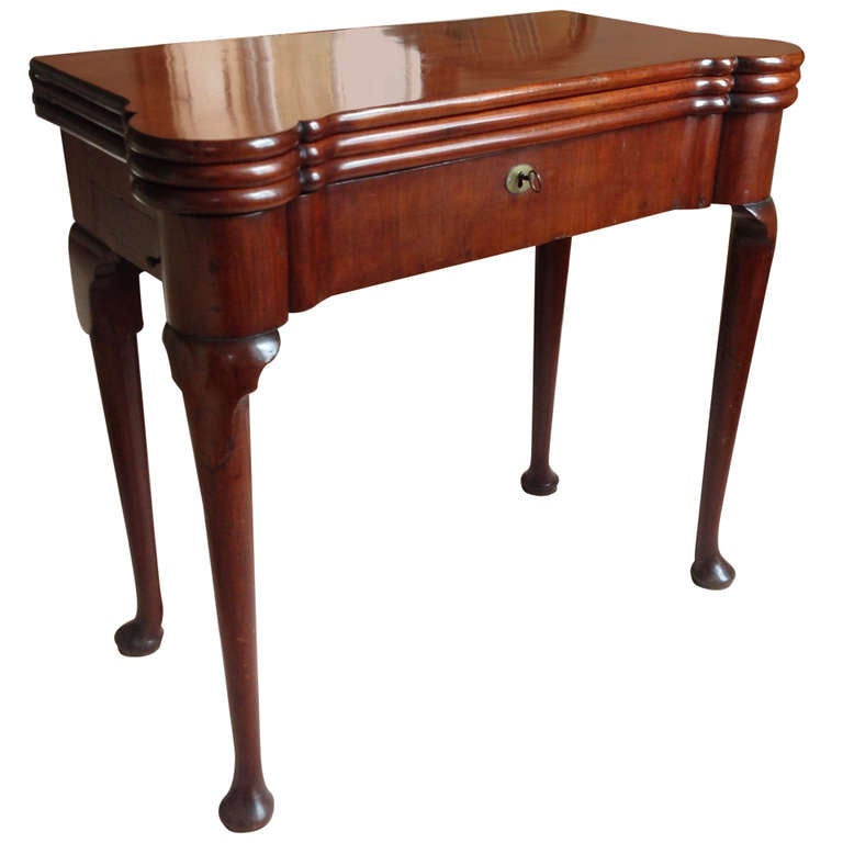 Triple Top Card Table at 1stDibs