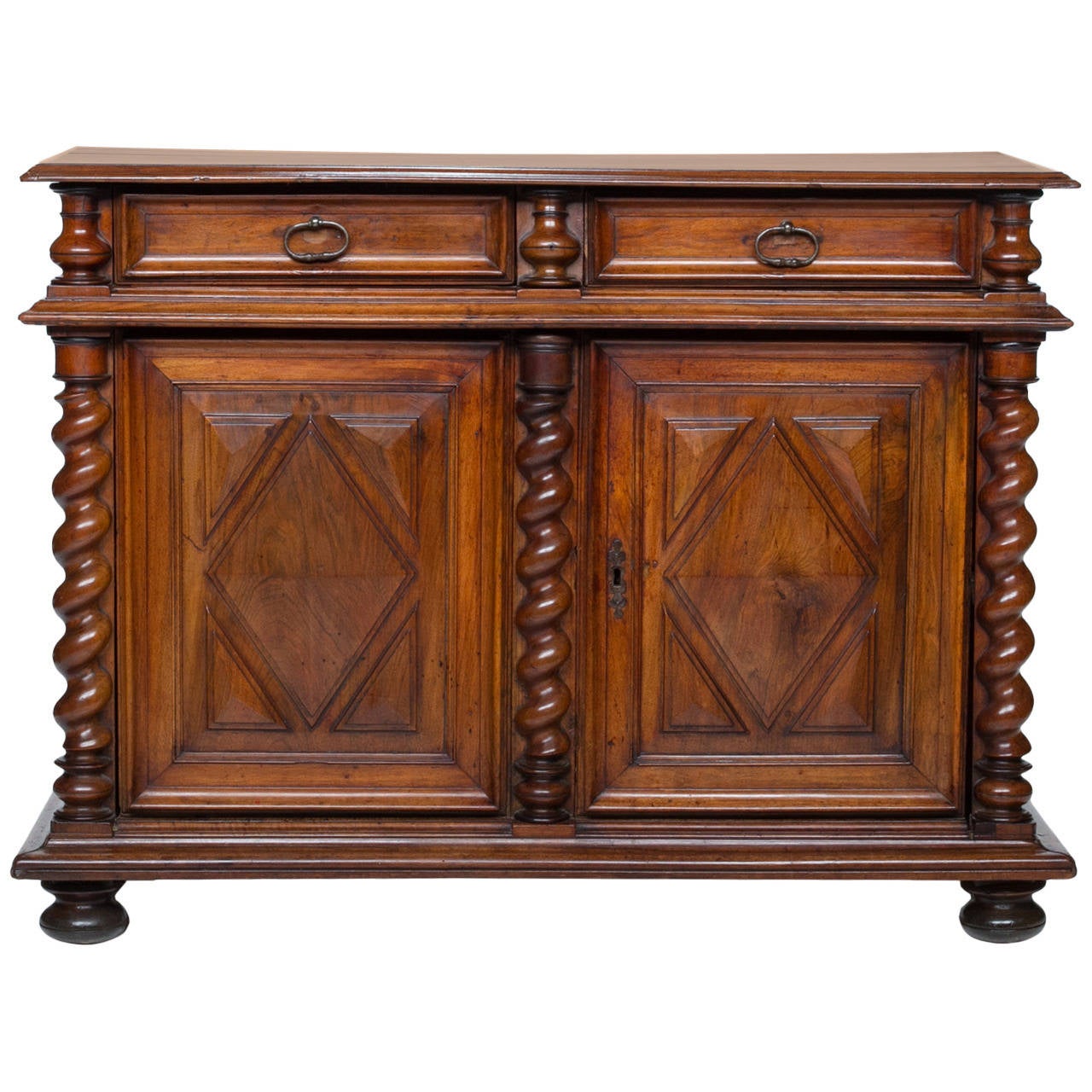 18th Century Louis XIV Walnut Buffet For Sale at 1stDibs