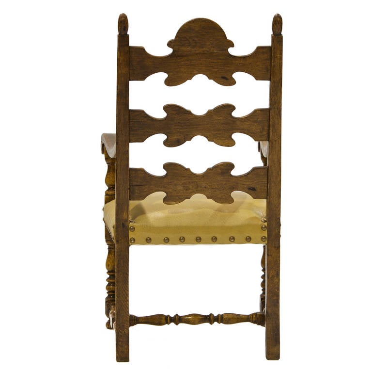 Spanish Ladder Back Dining Chairs 19th c. at 1stDibs | spanish ladder ...