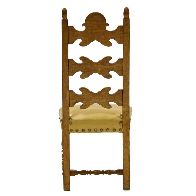 Spanish Ladder Back Dining Chairs 19th c. at 1stDibs | spanish ladder ...