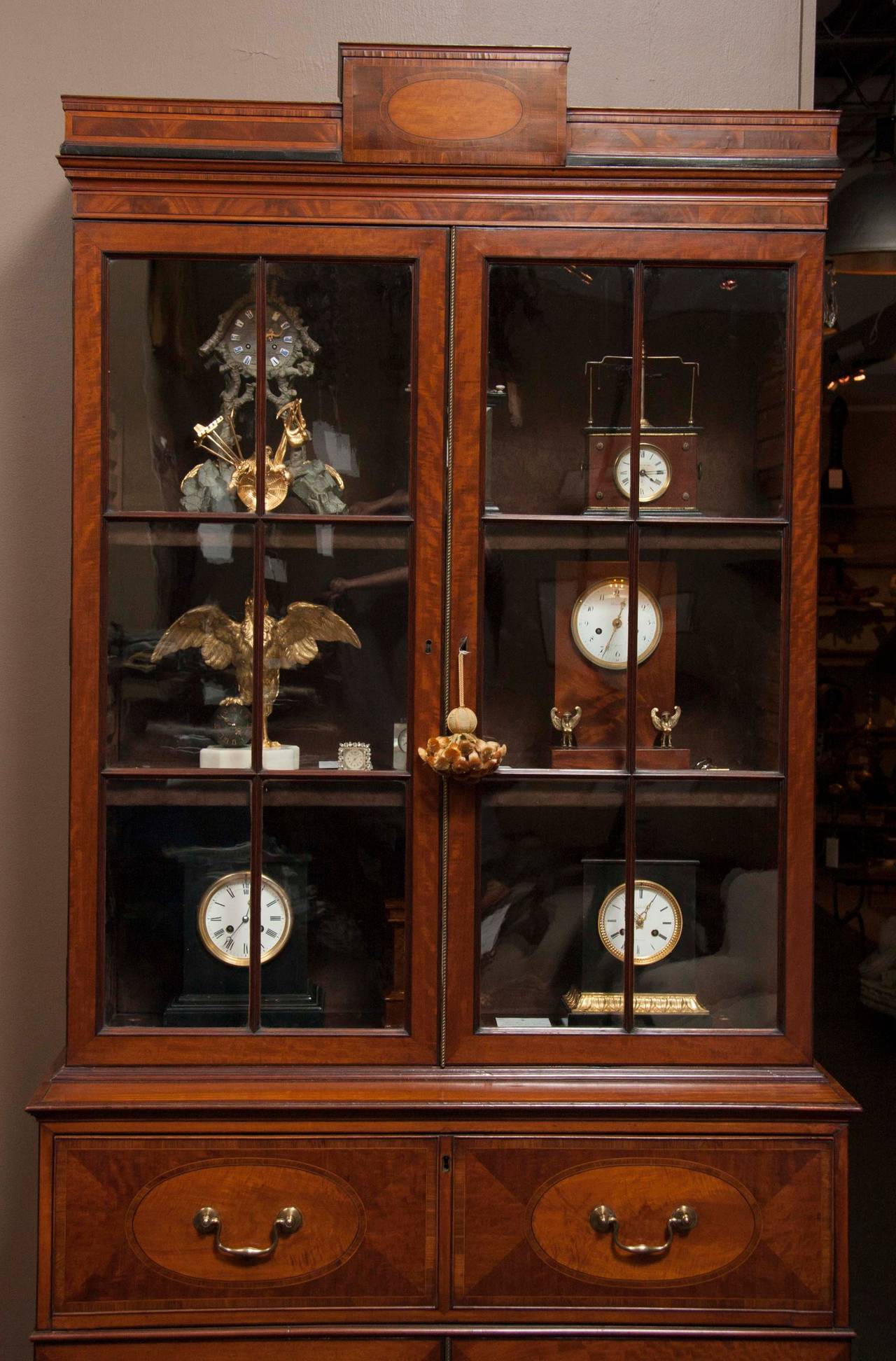 Rare Near Pair of Regency Bookcases For Sale at 1stdibs