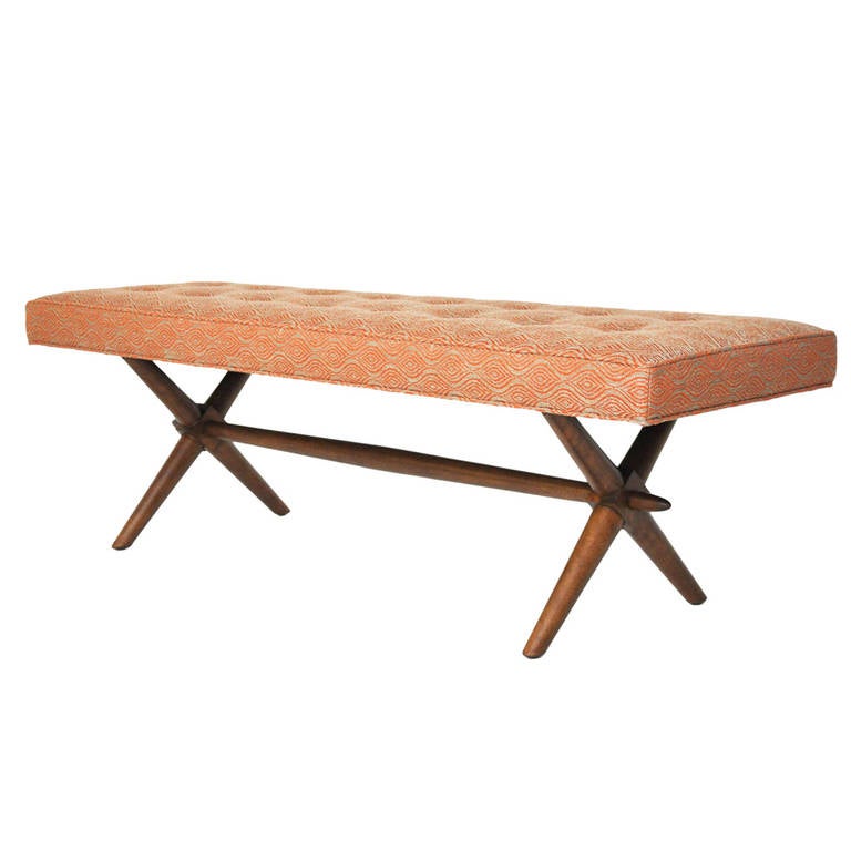 X-Base Bench by T.H. Robsjohn-Gibbings at 1stDibs