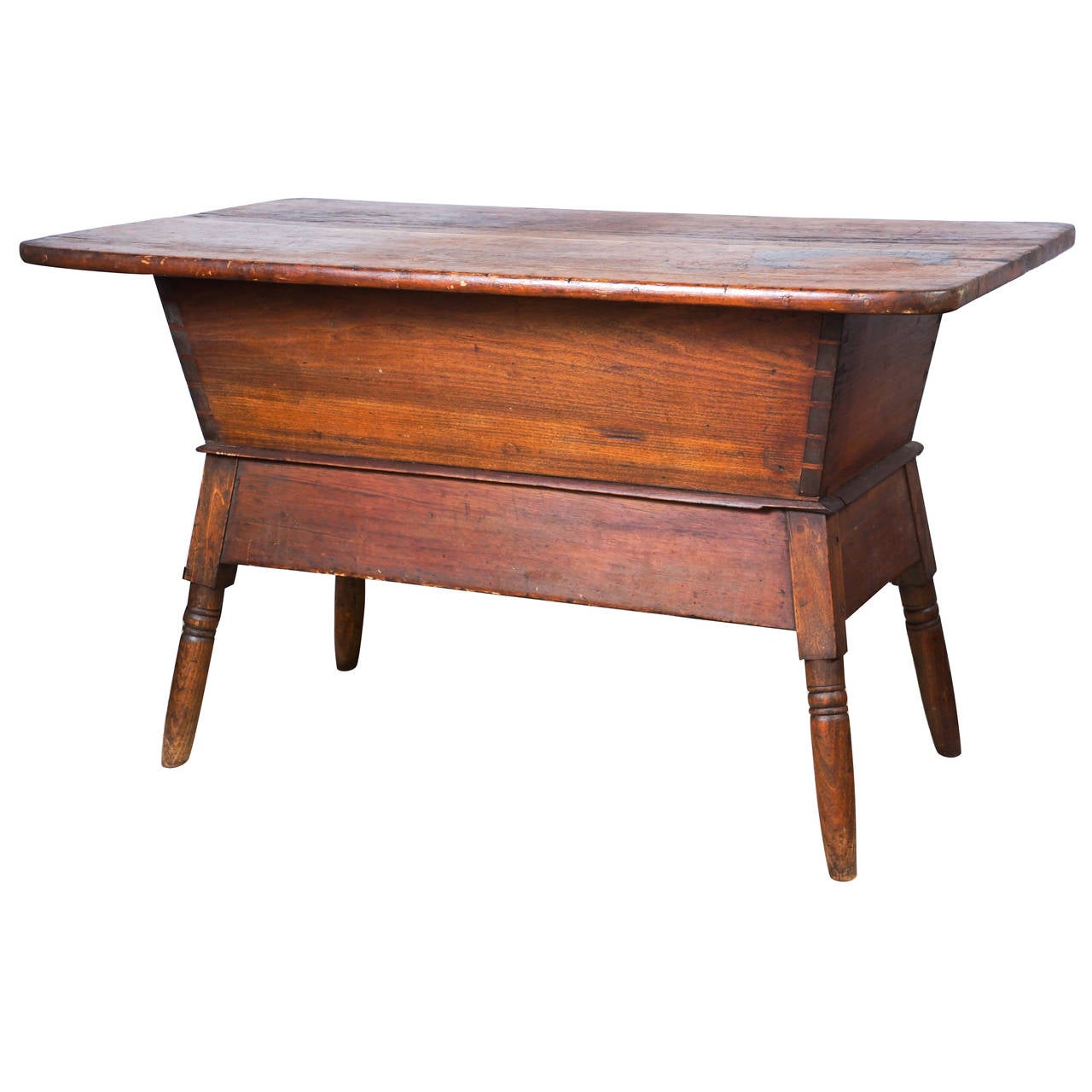 19th Century American Dough or Trough Table For Sale at 1stDibs