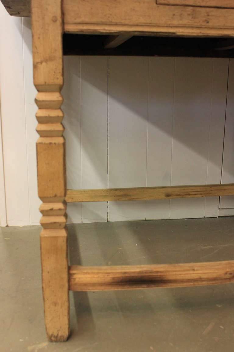 19thc Chinese Pine Side Work Table For Sale at 1stDibs