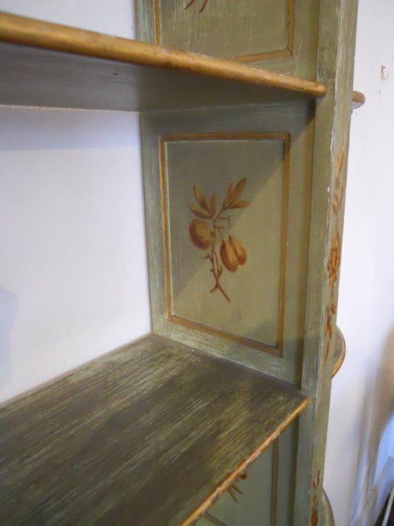 Antique Handpainted French Wall Shelf at 1stDibs