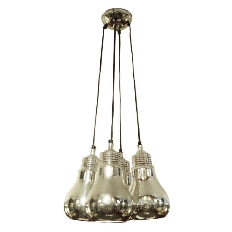 Funky and Fun Industrial Light Fixture at 1stDibs