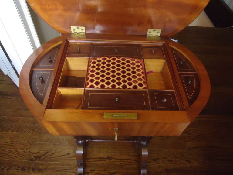 Charming Sewing Side Table at 1stDibs