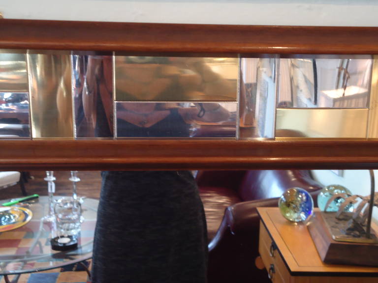 Cool Mid-Century Modern Long Horizontal Mirror at 1stDibs | large ...