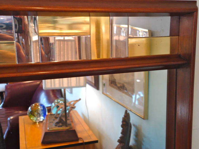 Cool Mid-Century Modern Long Horizontal Mirror at 1stDibs | large ...