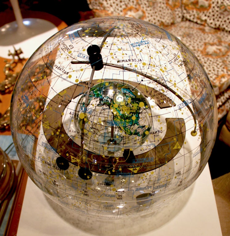 Transparent World Globe by Robert Farquhar, 1970's at 1stDibs ...
