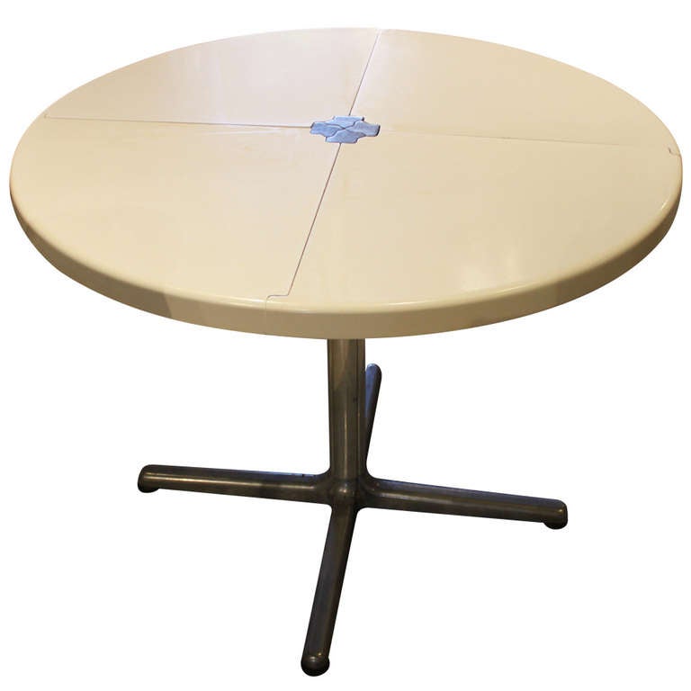 Round Piano Folding Table by Castelli at 1stDibs