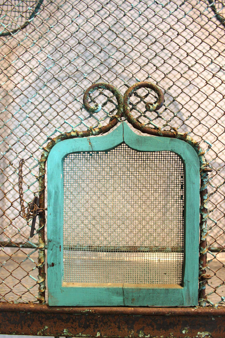 Antique French Birdcage with Stand at 1stDibs